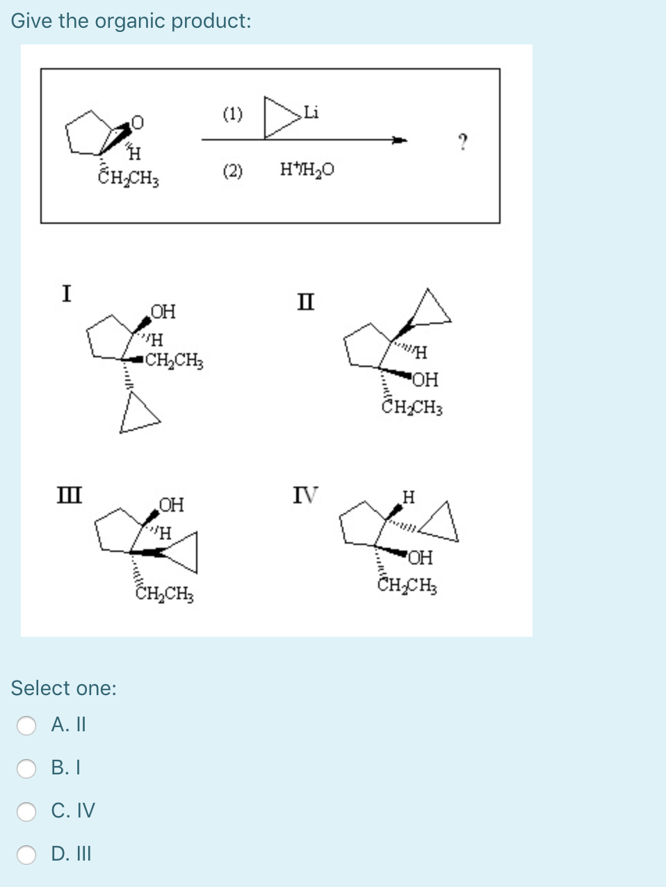 Solved One of the reactions below will make | Chegg.com
