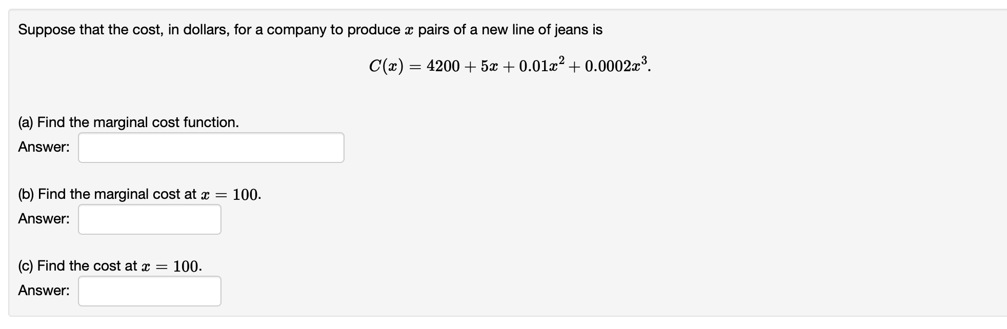 Solved The total revenue and total cost functions for the | Chegg.com