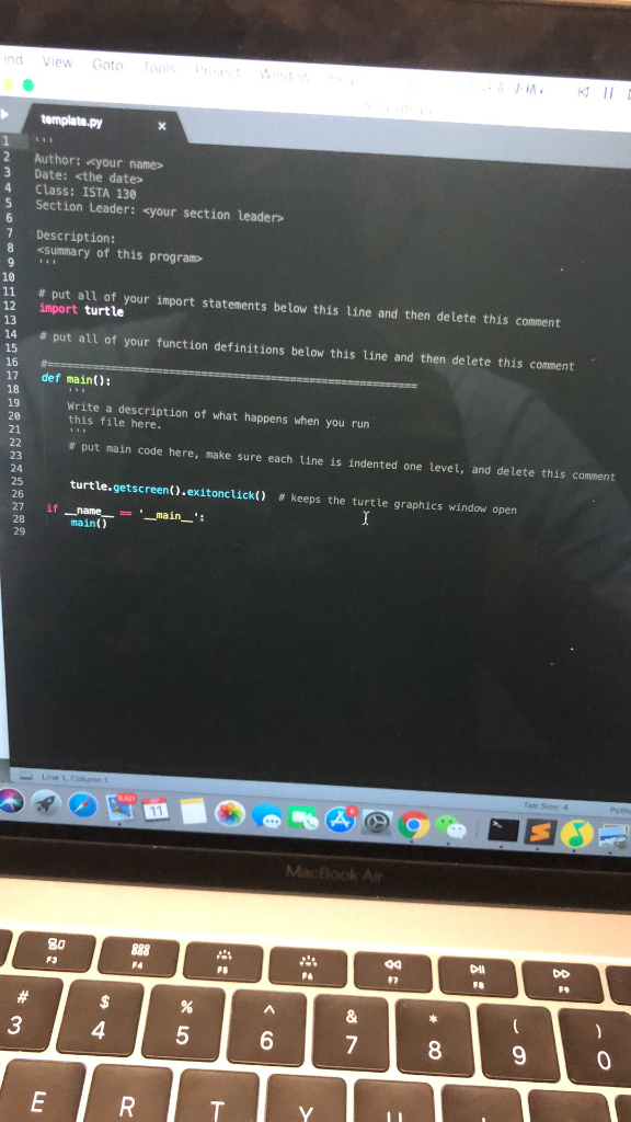 Solved View Goto Tools template.py Author: