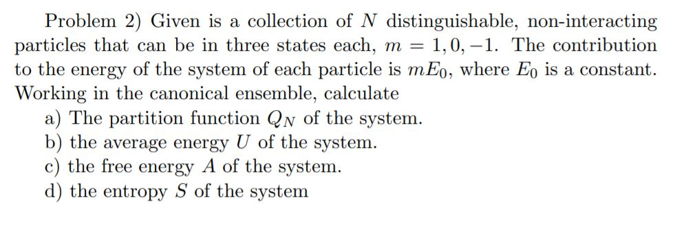 Solved Problem 2) Given is a collection of N | Chegg.com