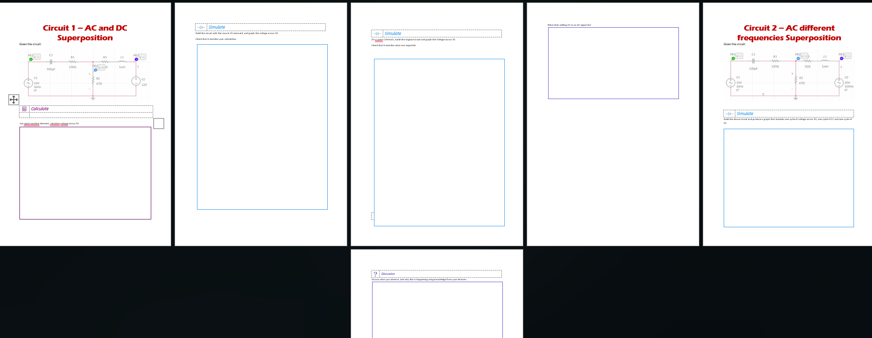 Circuit 1 Ac And Dc Superposition