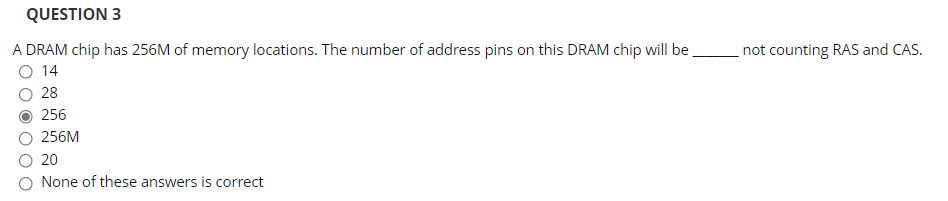 Solved QUESTION 2 error detection in RAM. System designers | Chegg.com