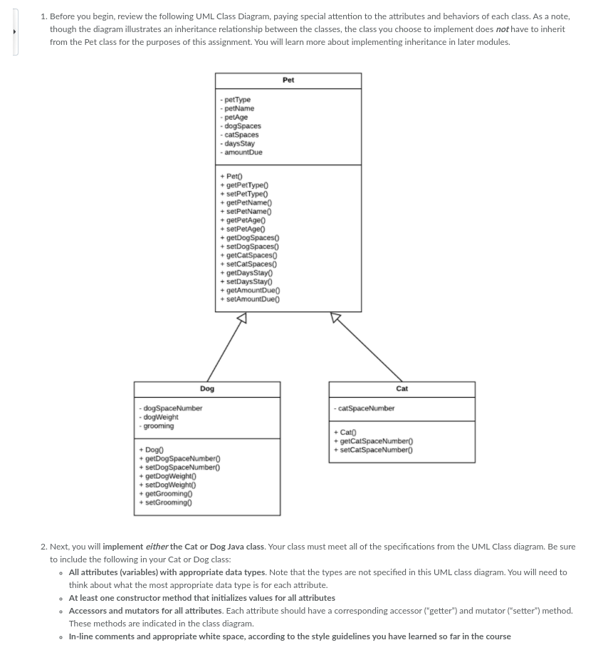 Solved I want to do the coding for the dog but don't know | Chegg.com