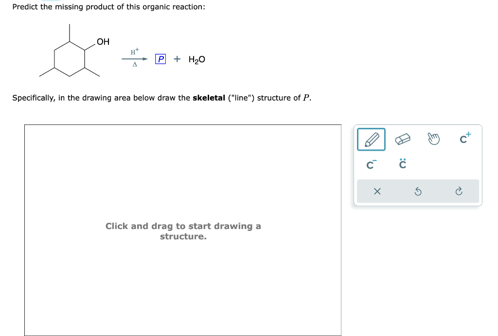 Solved Predict the missing product of this organic | Chegg.com