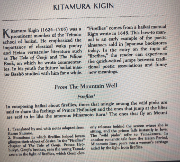 Solved allusion example in the poem From the Mountain Well | Chegg.com