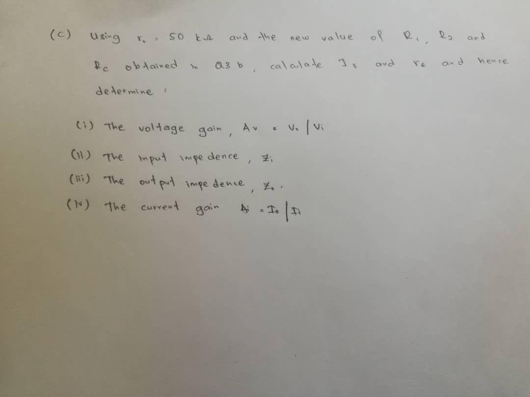 Solved (b) a Using resistor nearest preferred values (NPV) | Chegg.com