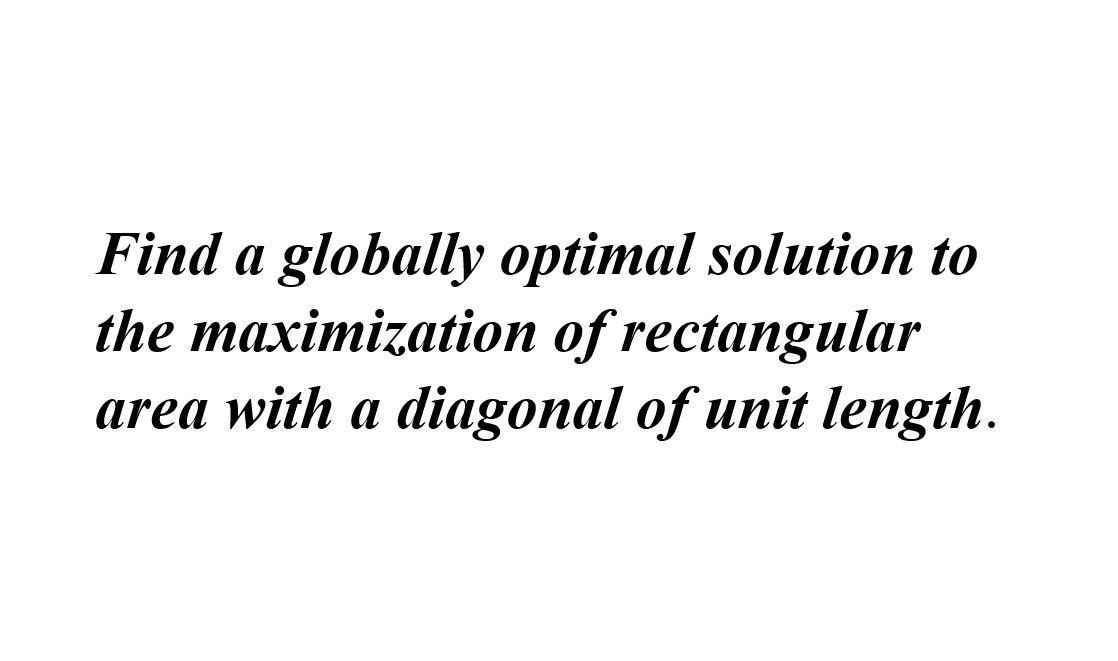 Solved This Is A Non Linear Optimization Problem Please 