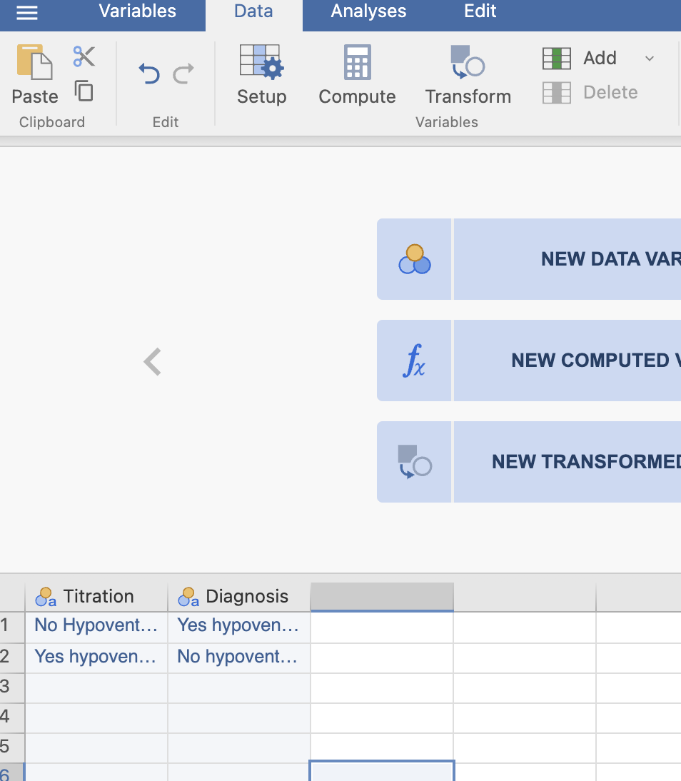 This Is My Two Way Contingency Tablehow Would I Enter