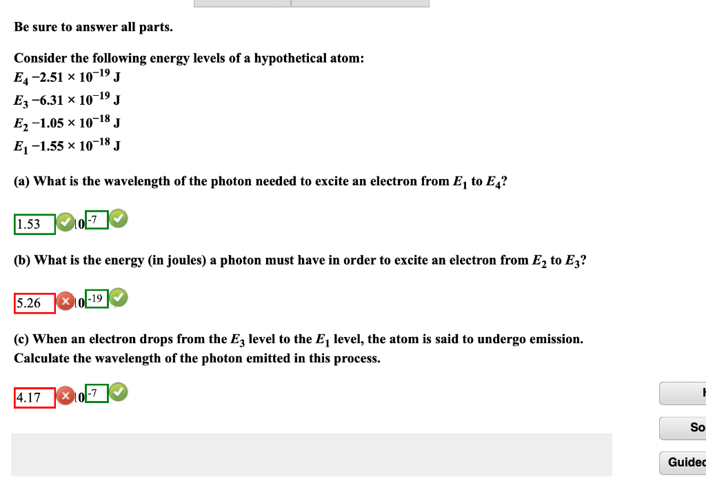 Solved Be sure to answer all parts. Consider the following | Chegg.com
