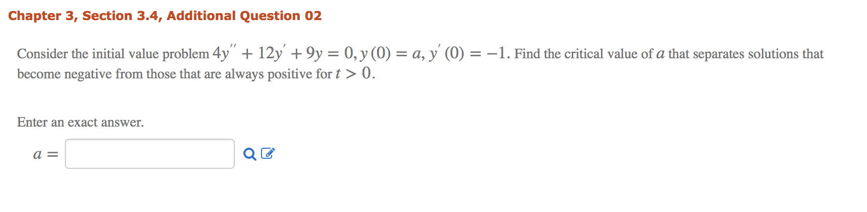 Solved Chapter 3, Section 3.4, Additional Question 02 | Chegg.com
