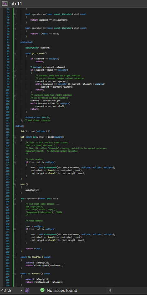 Exercise1a: Given header file BST_Set.h, write a new | Chegg.com