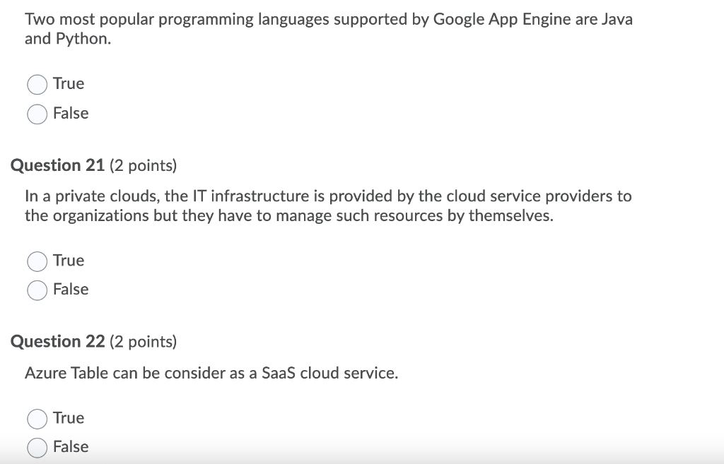 Solved Two most popular programming languages supported by | Chegg.com
