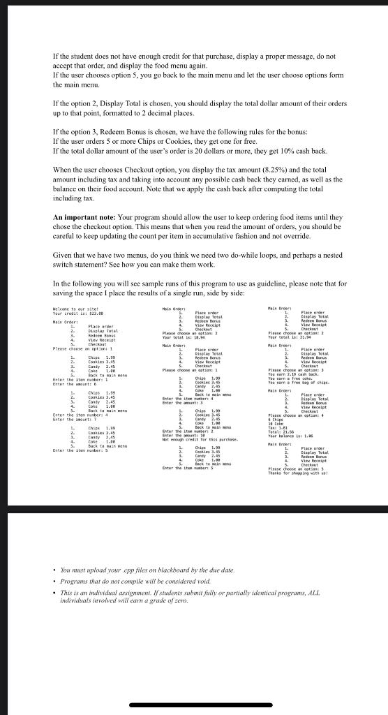 Solved \begin{tabular}{ll} COSC1336 - Programming | Chegg.com