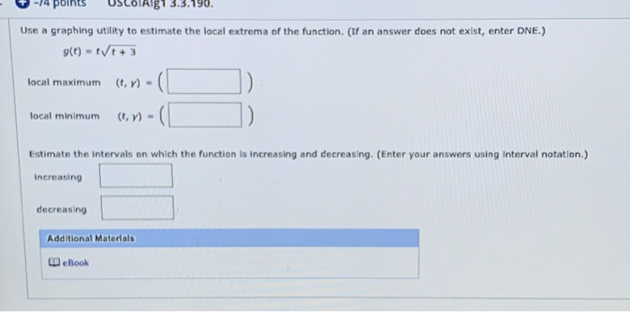 Solved 31. -12 polnts OSColAlg1 3.3.178. Consider the graph | Chegg.com
