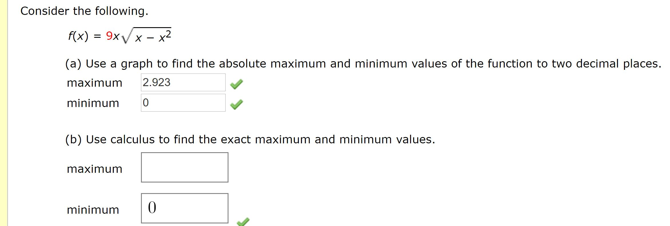 Solved Sketch the graph of f by hand and use your sketch to | Chegg.com