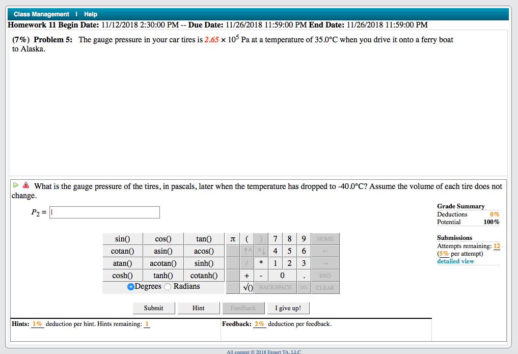 Solved Class Management Help Homework 11 Begin Date: | Chegg.com