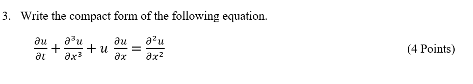 Solved 3. Write the compact form of the following equation. | Chegg.com
