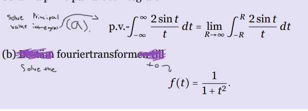 Solved how do i solve (a) (the principal integral value p,v) | Chegg.com