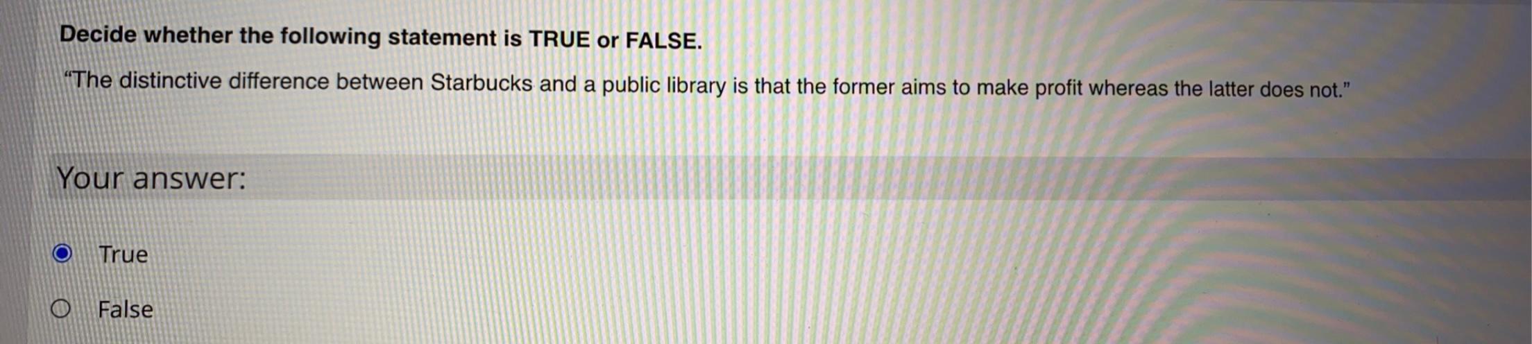 Solved Decide whether the following statement is TRUE or | Chegg.com
