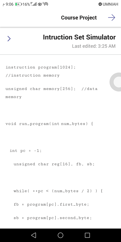 Implement an Instruction set simulator for the basic | Chegg.com