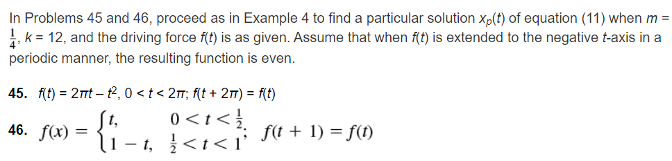 Solved PLEASE ONLY DO 46In ﻿Problems 45 ﻿and 46, ﻿proceed | Chegg.com