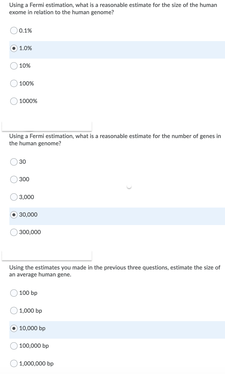 Solved Using a Fermi estimation, what is a reasonable | Chegg.com