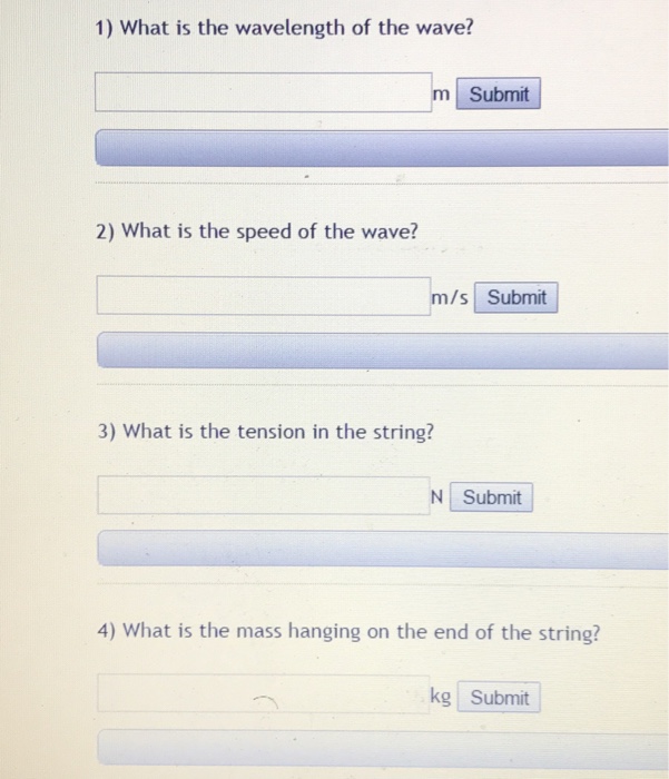 Solved A standing wave pattern is created on a string with | Chegg.com