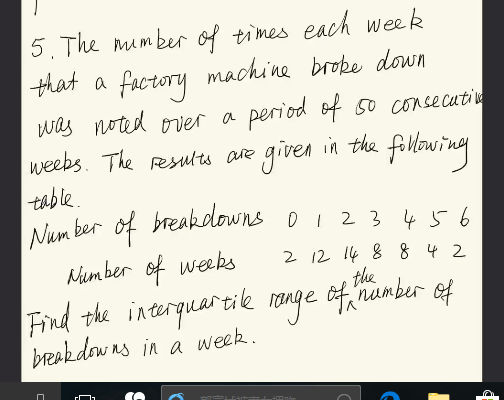 Solved in the following 15. The number of times each week | Chegg.com