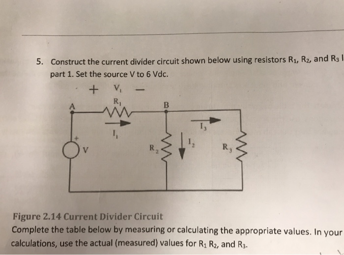 Solved Derive formulas, using the voltage divider and | Chegg.com
