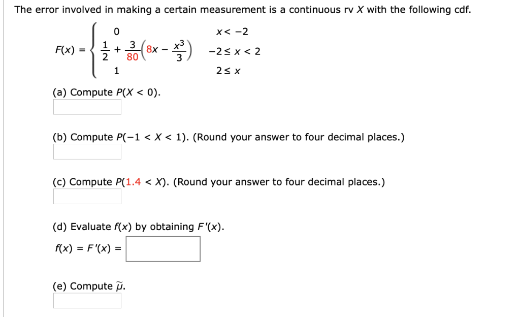 Solved The error involved in making a certain measurement is | Chegg.com