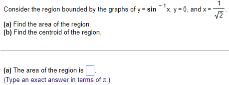 Solved Consider the region bounded by the graphs of | Chegg.com