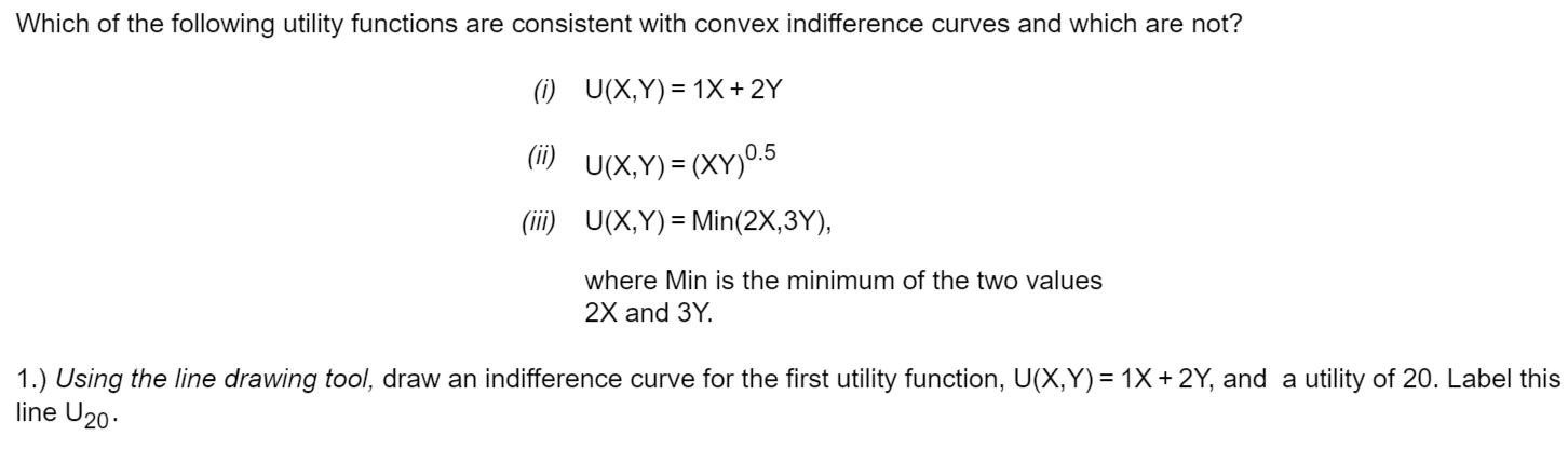 Solved Which of the following utility functions are | Chegg.com