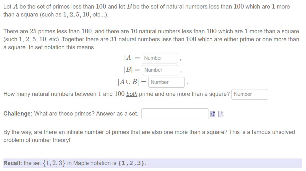 Solved For two sets A and B the Inclusion-Exclusion | Chegg.com