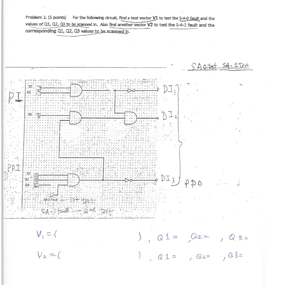 Solved Problem 2. (5 points) For the following circuit, find | Chegg.com