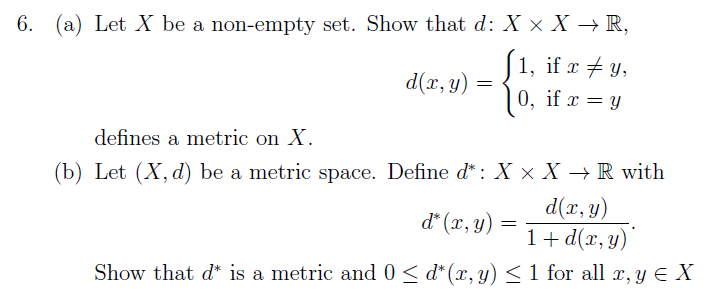 Solved (a) ﻿Let x be ﻿a non-empty set. Show that | Chegg.com