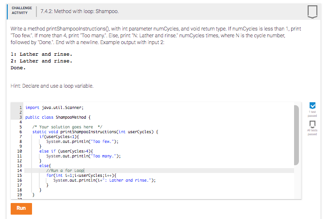 Solved Can someone help me with this code? Java Write a | Chegg.com