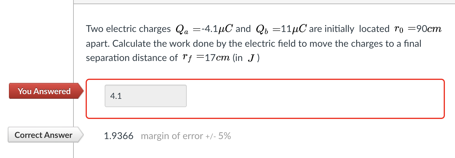 Solved Two electric charges Qa =-4.1°C and Qb =11°C are | Chegg.com