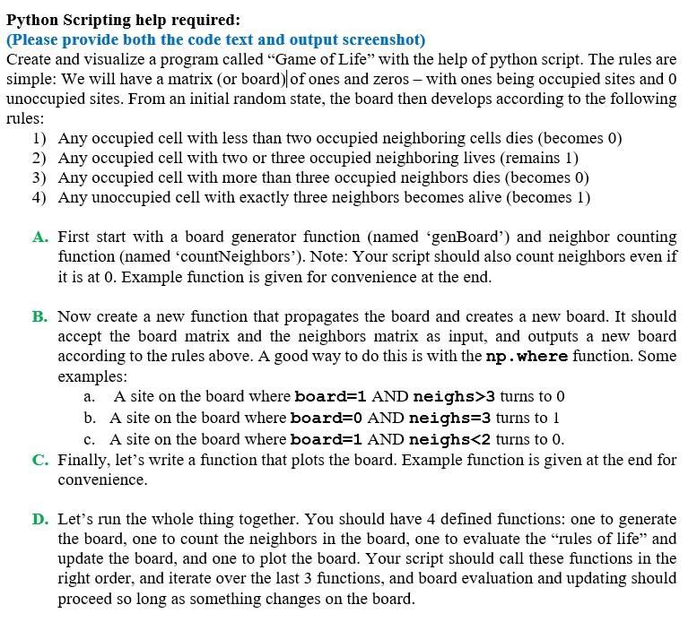 Solved Hi, can anyone help me python coding for this 'Game | Chegg.com