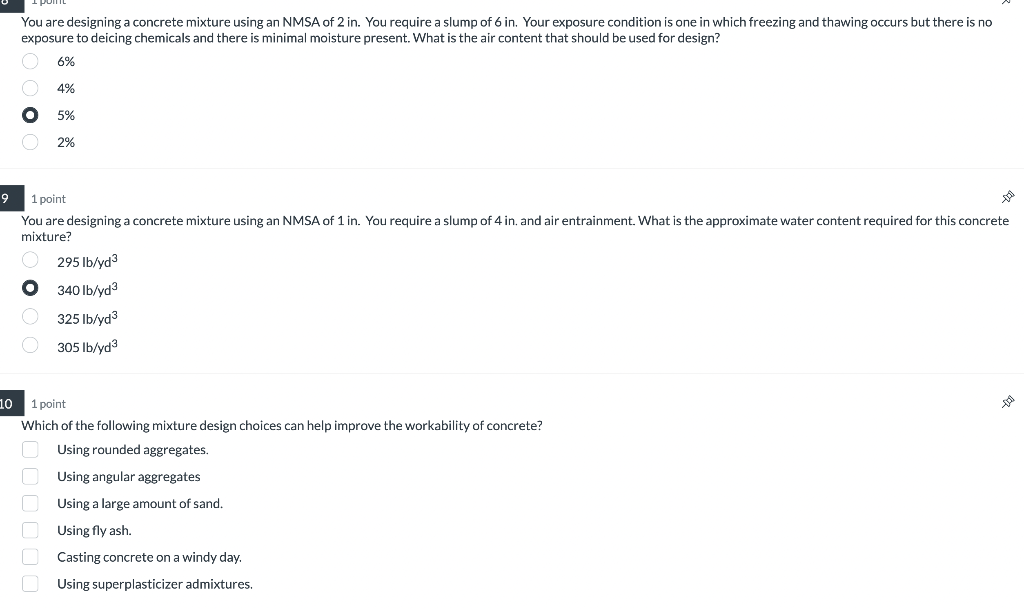 Solved You are designing a concrete mixture using an NMSA of | Chegg.com