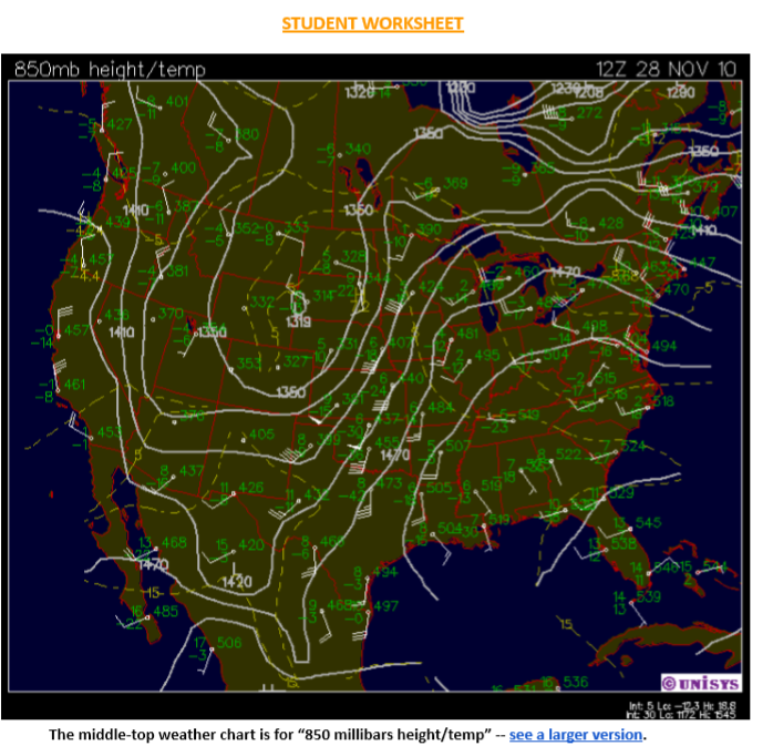 Solved Questions 24 through 25. Use the weather charts below | Chegg.com