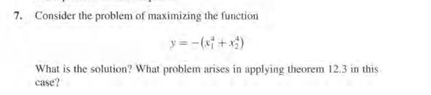 7. Consider the problem of maximizing the function | Chegg.com