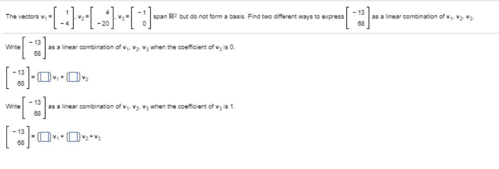 Solved Find an explicit description of Nul A by listing | Chegg.com