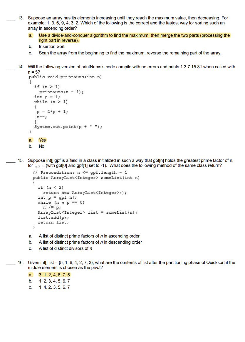 Solved 1. Which of the following features indicates that a | Chegg.com