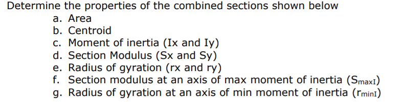 Solved 2. Two identical Channel Sections C12x30 placed back | Chegg.com