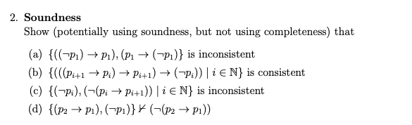 Soundness Show (potentially using soundness, but not | Chegg.com