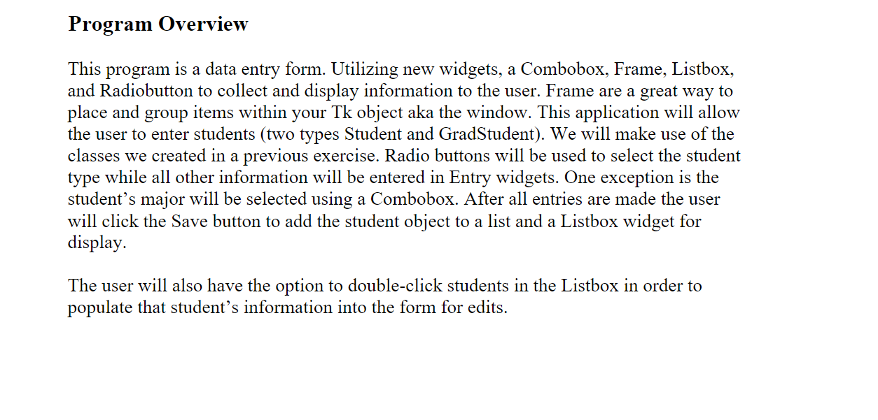 Solved Need help with this python assignment! I'm really | Chegg.com