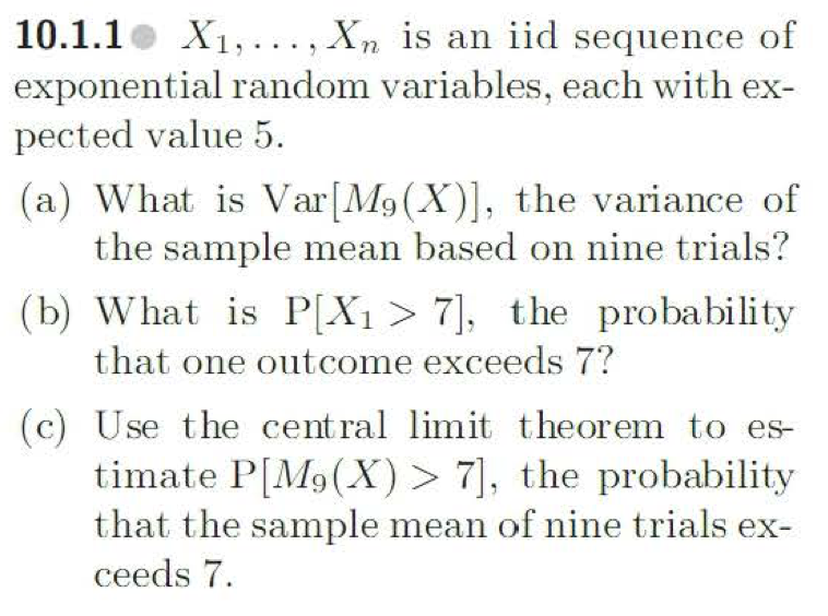 Solved 1011x1 Xn Is An Iid Sequence Of Exponential 
