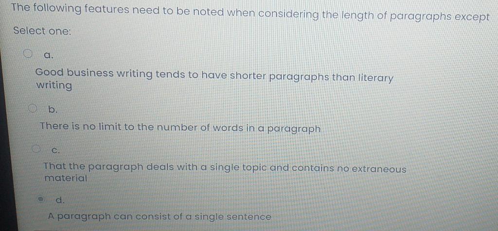 Solved Letters also have certain legal requirements; they | Chegg.com
