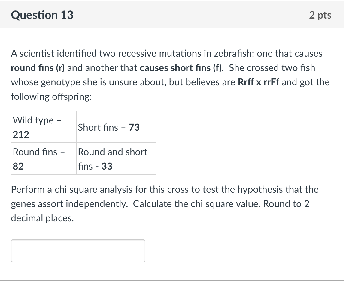 Solved A scientist identified two recessive mutations in | Chegg.com