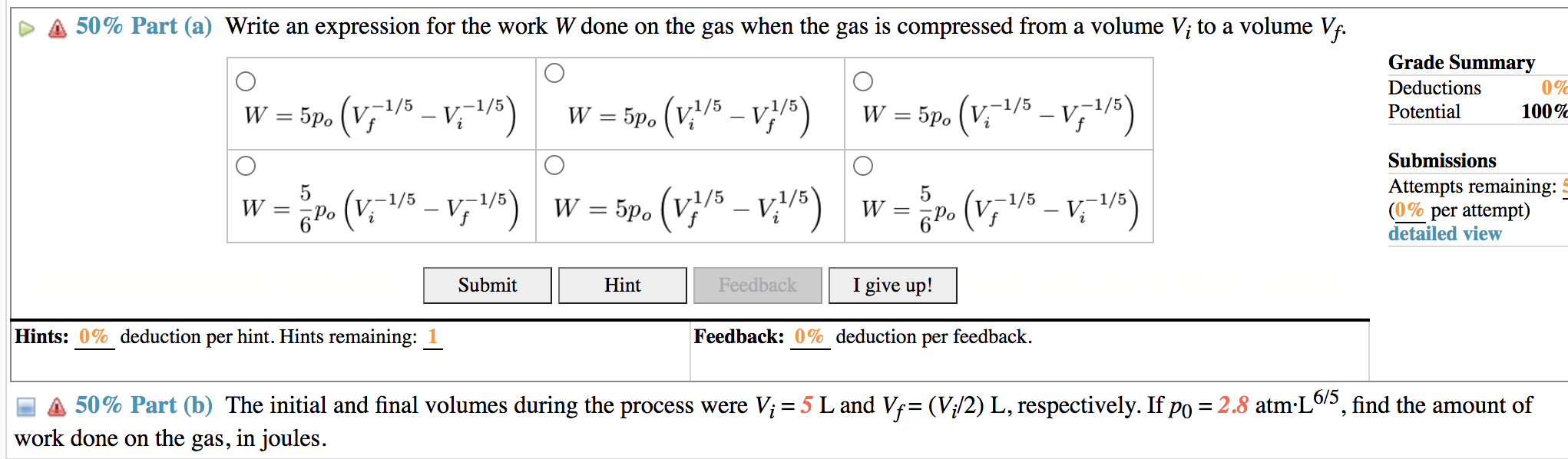 Solved (10% ) Problem 3: In an adiabatic process oxygen gas | Chegg.com